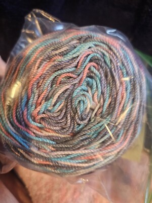 Hand dyed Crochet/ tatting thread variegated pink/blues Size3 K2 | eBay