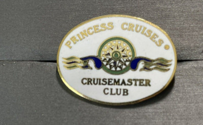 Vintage Princess Cruises Cruisemaster Club Enameled Pin Back Lapel Pin ...