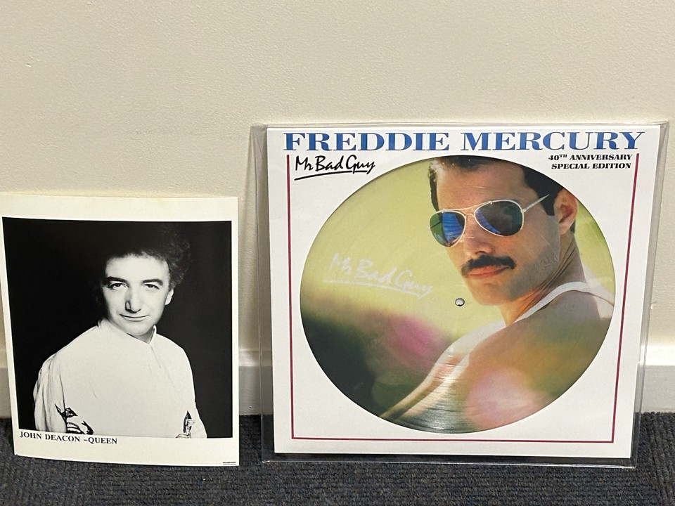Freddie Mercury Mr Bad Guy 40th Anniversary Lp Picture Disc New + Bonus ...