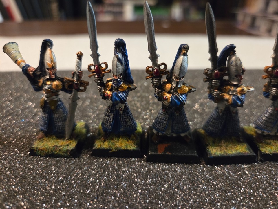 SwordMasters Of Hoeth High Elf Metal W/ Musician Warhammer Fantasy GW ...