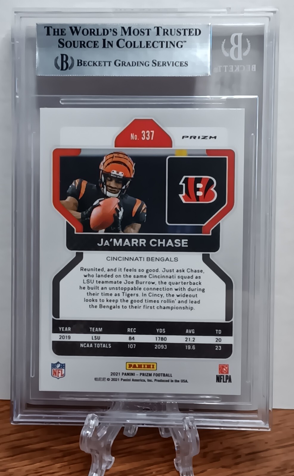 2021 Panini Prizm - Rookie Pink Prizm #337 Ja'Marr Chase (RC) for sale ...