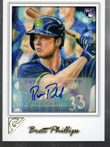 A5224- 2017 Topps Gallery Autographes #41 Brett Phillips Auto - Nm-Mt ...