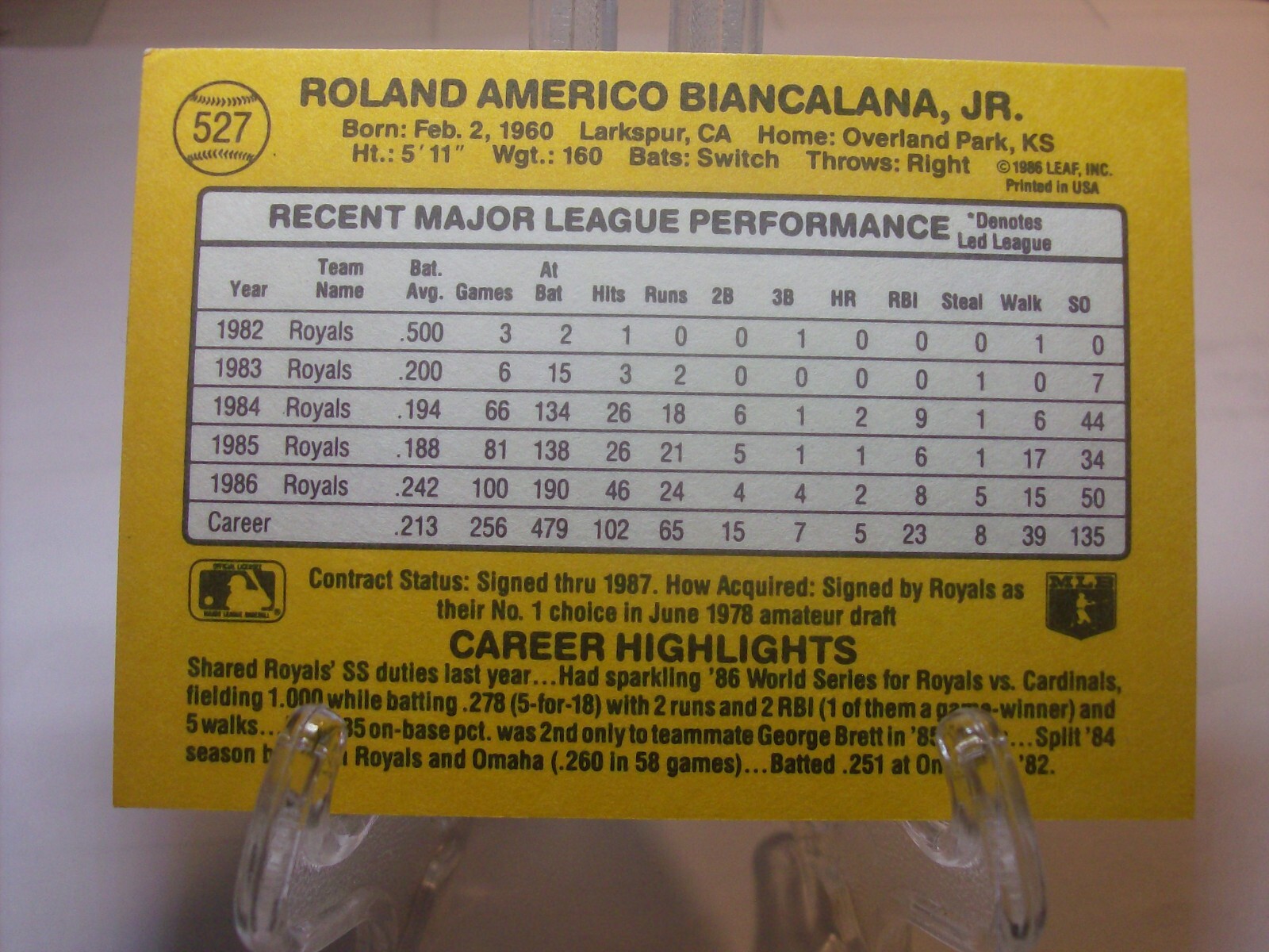 1987 Donruss Baseball #302 - Bill Mooneyham RC - Oakland Athletics ...