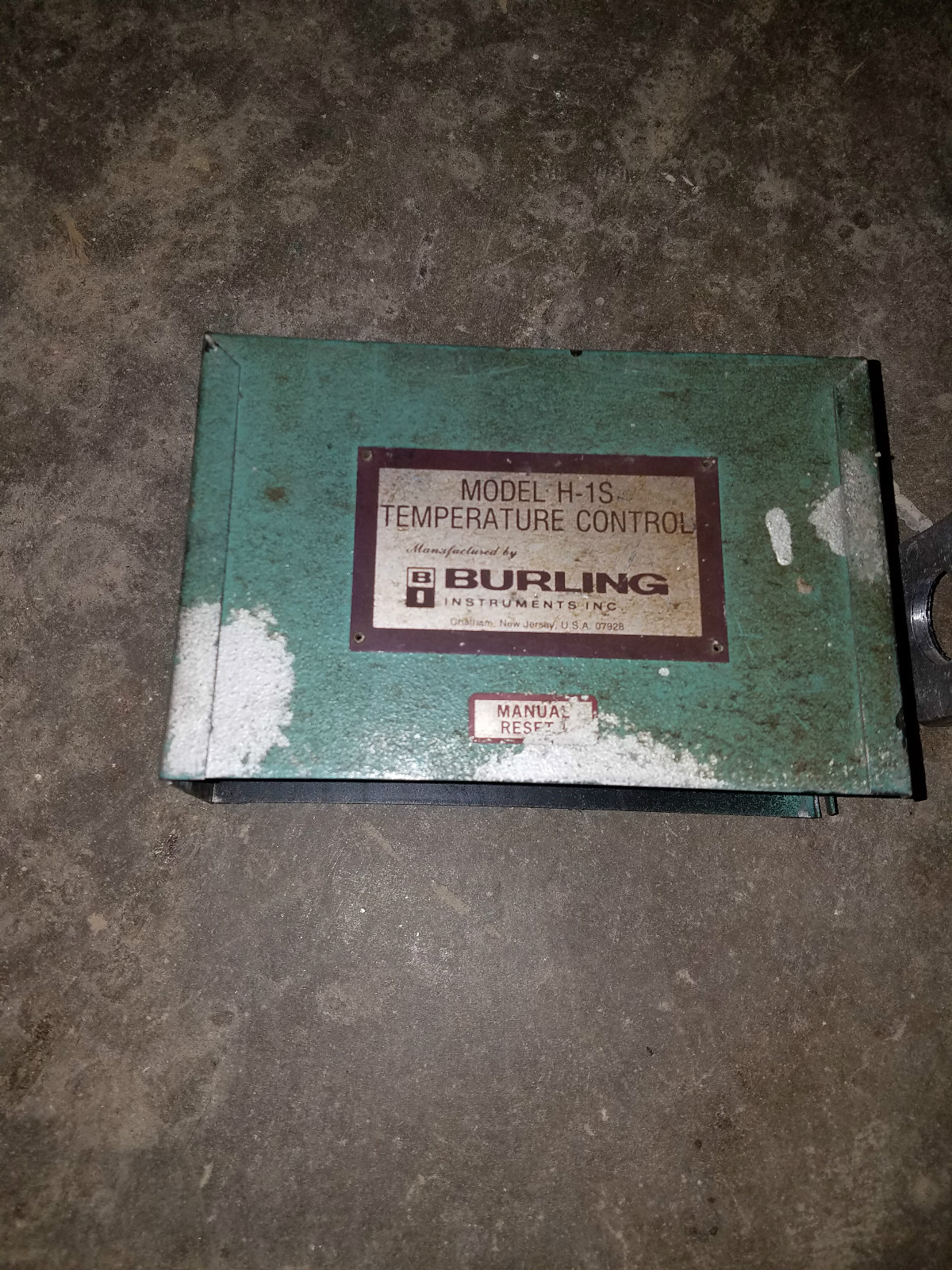 BURLING INSTRUMENT TEMPERATURE CONTROL MODEL H-1S | eBay