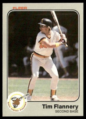 1983 Fleer Baseball Tim Flannery #359 San Diego Padres | eBay