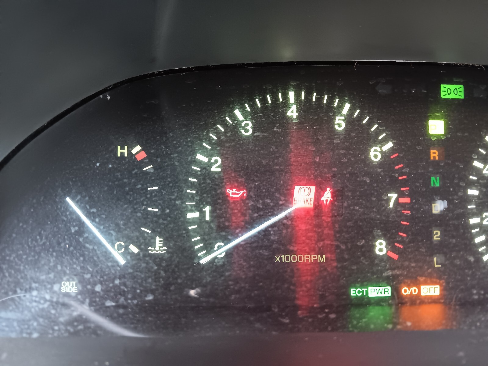 1993-1994 Lexus LS400 MPH Speedometer Instrument Cluster Gauges 83010 ...