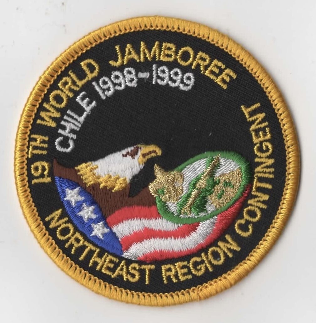 1998-1999 19th National Jamboree Northeast Region Contingent YLW Bdr ...