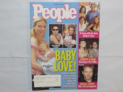 People Magazine September 13, 2004 Gwyneth Paltrow, Russell Crowe BK | eBay