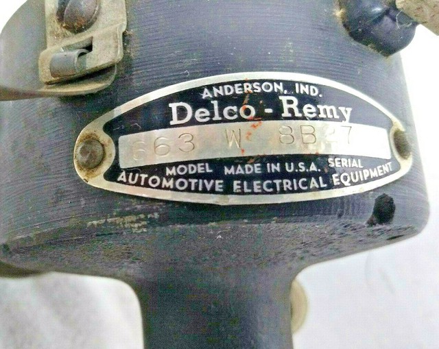 1953-55 Studebaker V8 Commander President Delco Remy Distributor ...