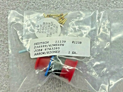 D38999/42WE8PN, Cir Conn MIL-DTL-38999 RCPT 8 POS Pin Contact Box Mount ...