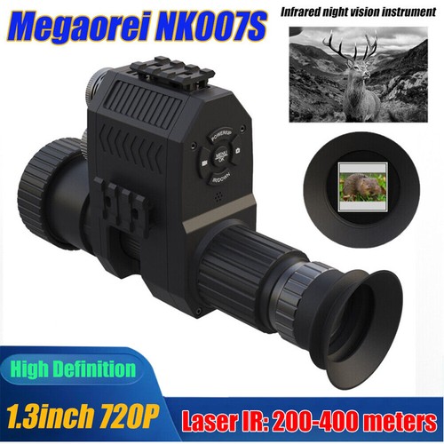 720P 850nm Laser IR Night Vision Video Monocular Infrared Scope Digital ...