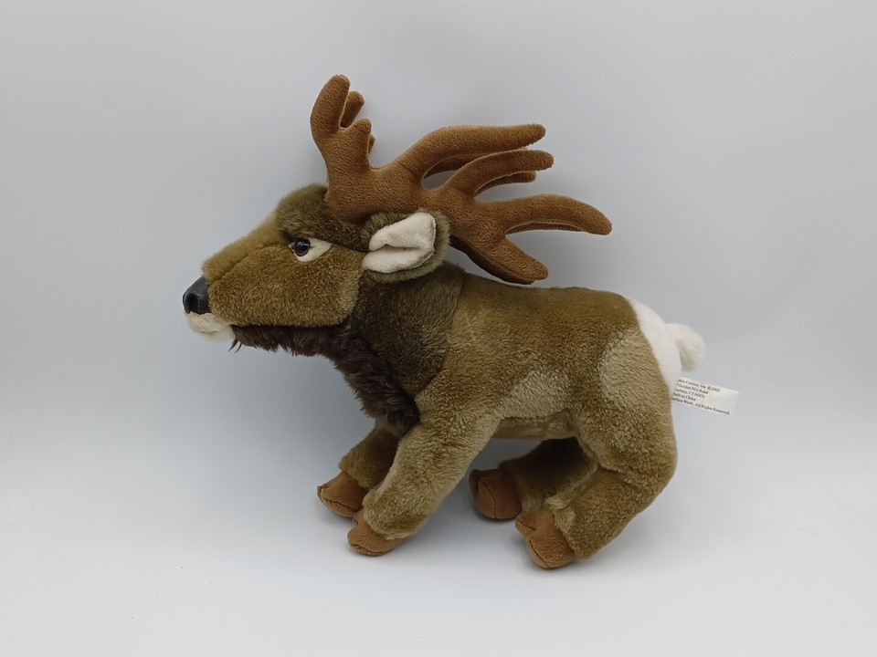 Realistic Moose and Deer Plush Stuffed Animals Hunting Cabin Critters ...