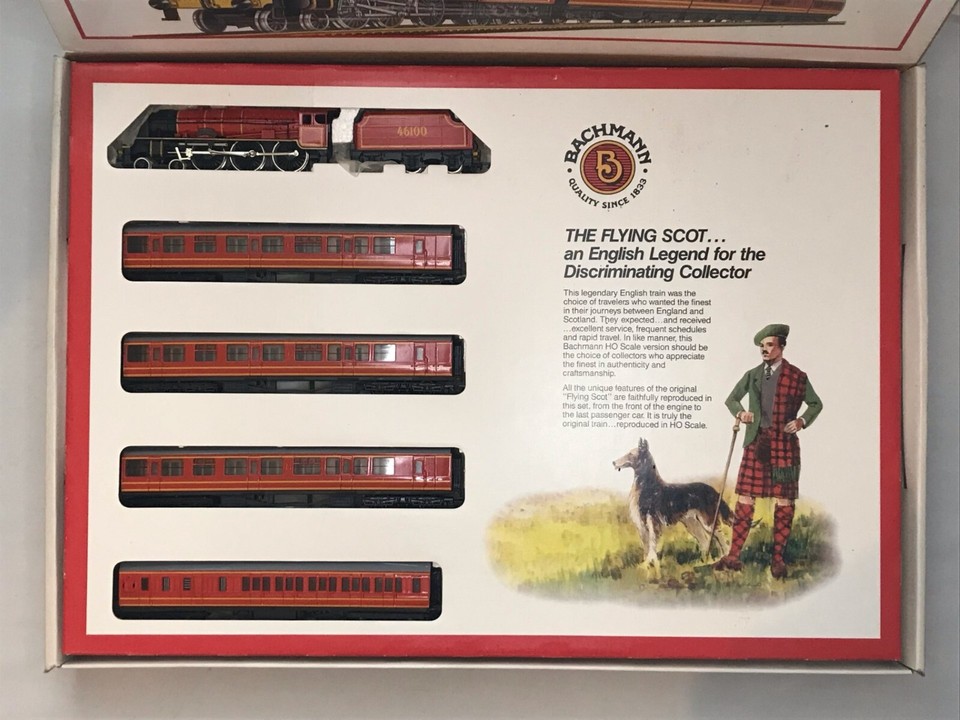 Bachmann "Flying Scot" Classic Collector Series HO Scale Electric Train ...