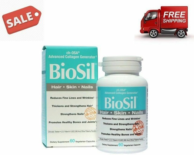 BioSil Advanced Collagen Generator Hair Skin Nails 60 Vegetarian ...