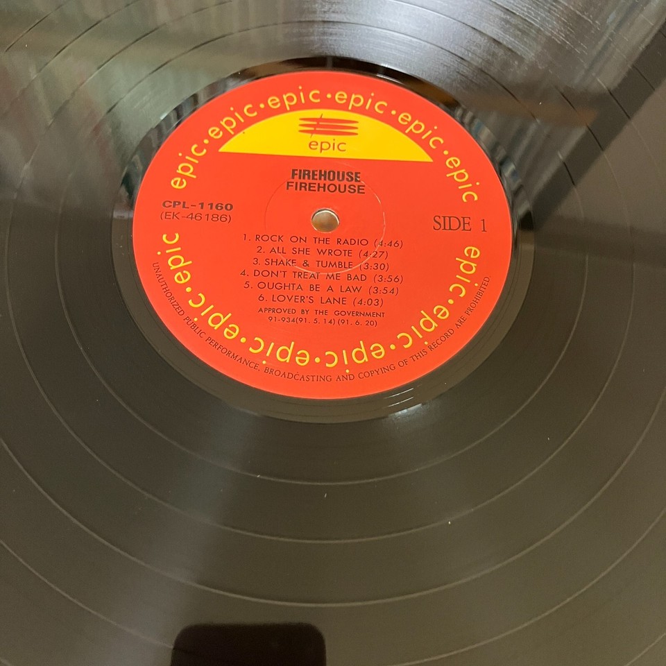 FireHouse - FireHouse 1991 Korea Orig LP Vinyl With Insert | eBay