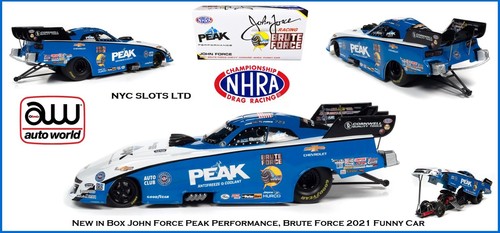 Auto World NHRA John Force 2021 Peak Camaro Funny Car 1:24 Scale ...