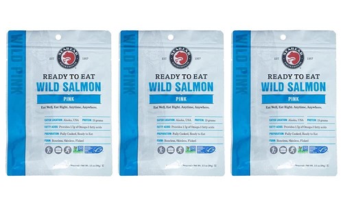 SeaBear - Ready-to-Eat Wild Alaskan Pink Salmon - 3.5 oz - 3 Pack | eBay