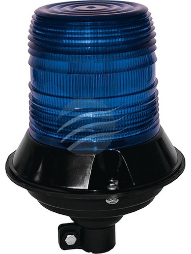 Star LED Blue Beacon 9-32V Pole Din Mount 12 Strobe 1 Rotate (281RP-B ...