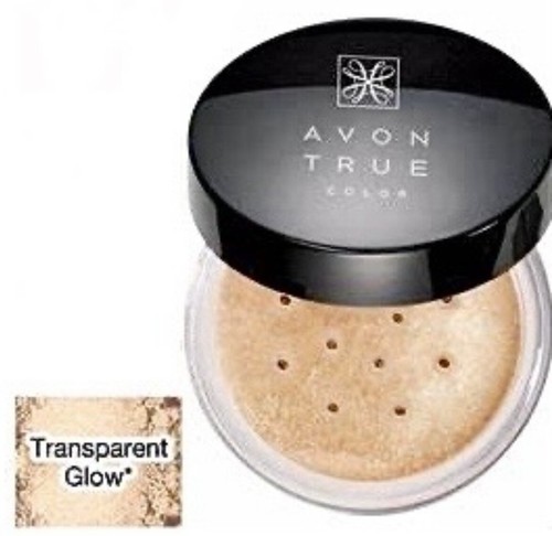 Avon True Color SMOOTH MINERALS Powder Foundation TRANSPARENT GLOW .12 ...