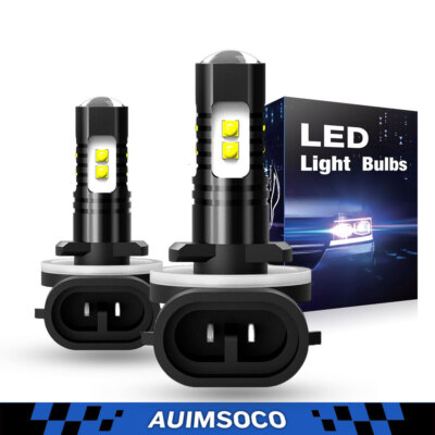 881 886 889 894 898 100W 4000LM 6000K White LED Fog Light Bulbs Kit ...