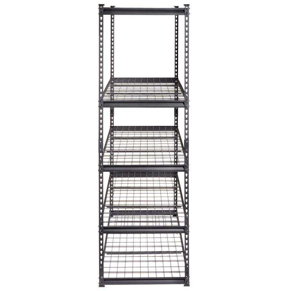 VEVOR Storage Shelving Unit Garage Storage Rack 5-Tier Adjustable 2000 ...