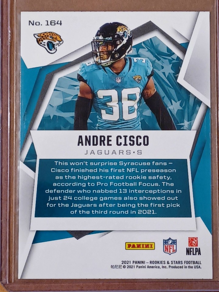 Andre Cisco 164 Base ROOKIE 2021 Panini Rookies & Stars Football Card ...