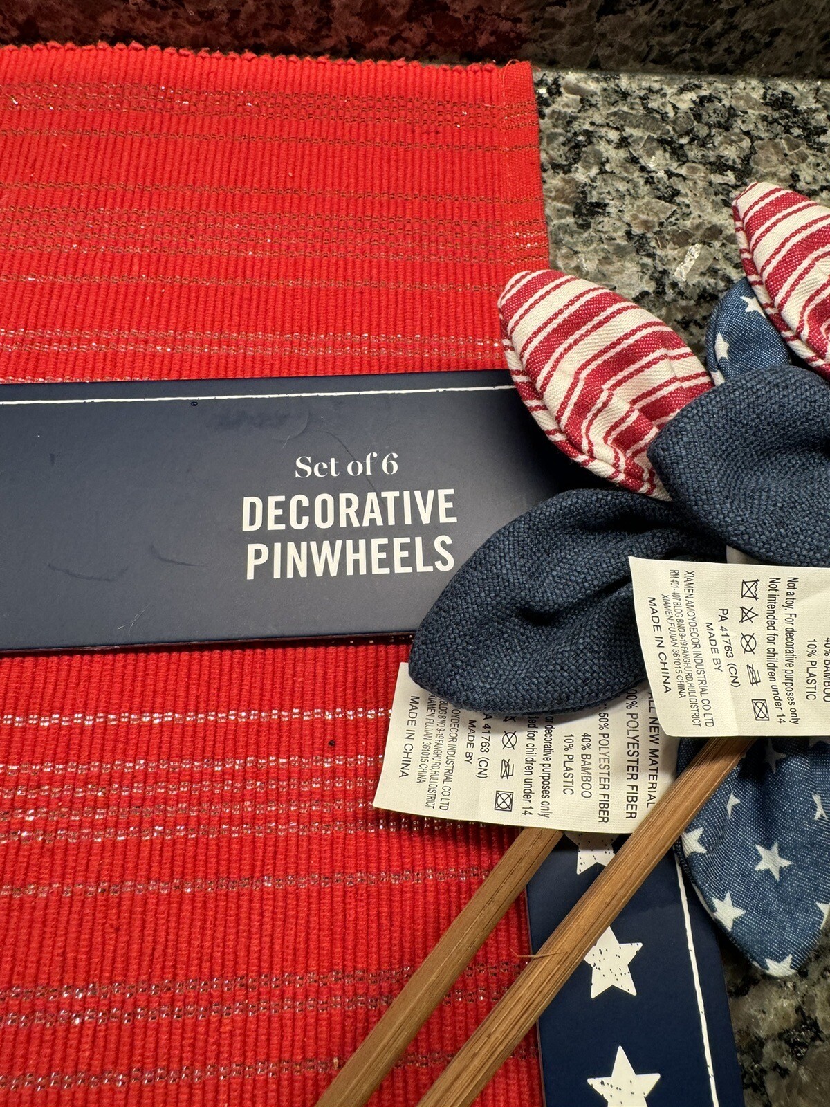 NEW HTF Martha Stewart 4th of July Patriotic Stars and Stripes Fabric ...