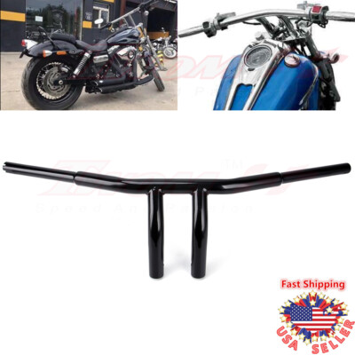 Motorcycle 8" Rise T-Bars 1" Handlebar For Harley Dyna Sportster ...