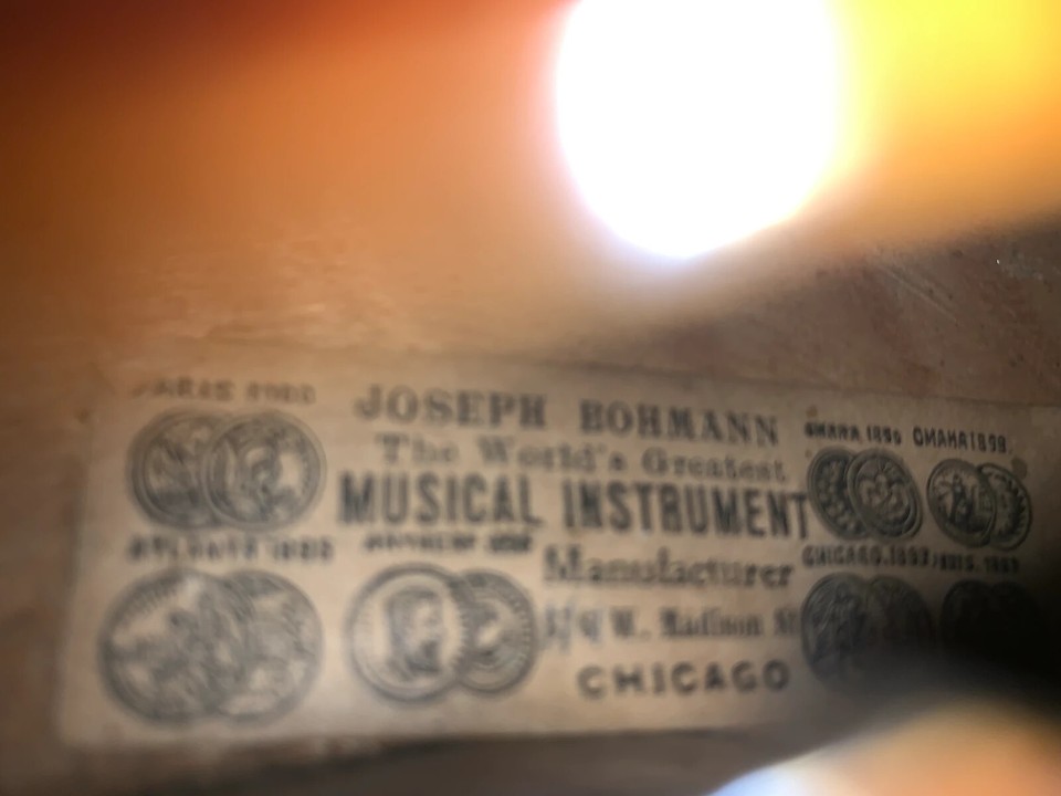 Joseph Bohmann Violin - Exceptional!!! Extremely Rare!!! | eBay