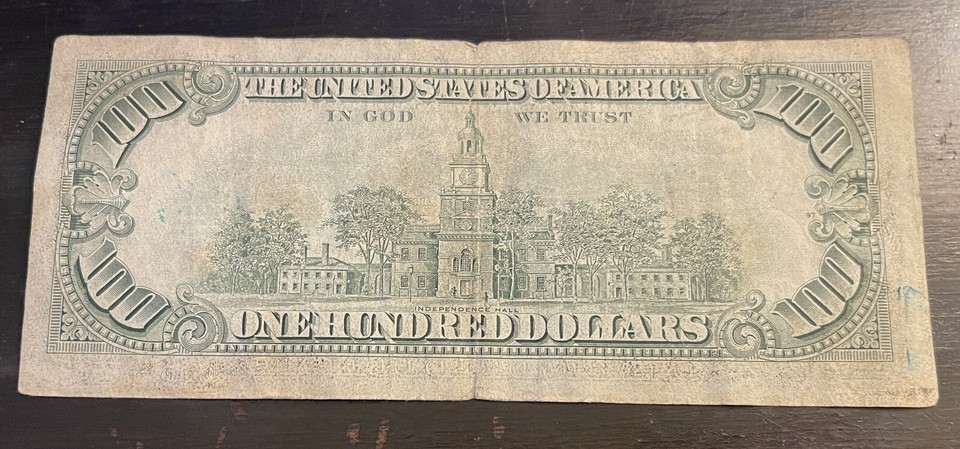 100 Dollar Bill (RARE) 1981 B Bill | eBay