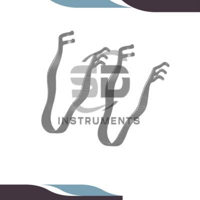 Finsen Retractor 5cm 2×3 Prongs , (Blunt) Superior Grade Stainless ...