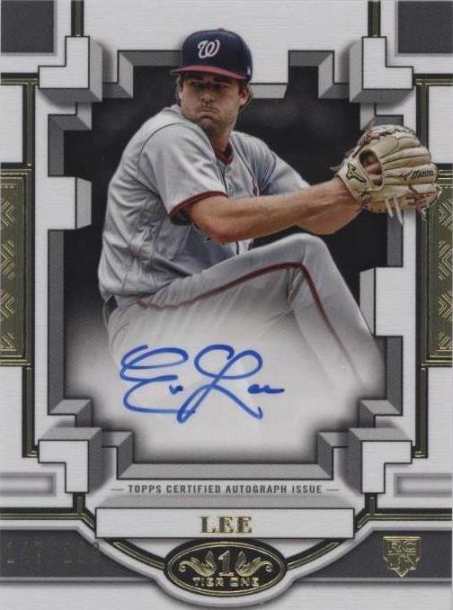 2023 Topps Tier One - Breakout Autographs Evan Lee #BOA-EL1 (AU, RC ...