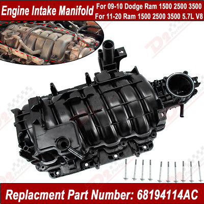 68194114AC Engine Intake Manifold For 09-10 Dodge Ram 1500/11-21 Ram ...