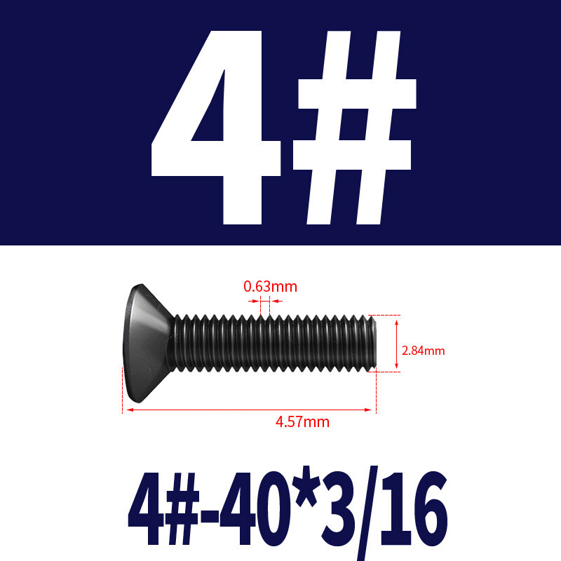 Countersunk Head Allen Key Screw UNC / UNF Steel Flat Head Hex Socket ...
