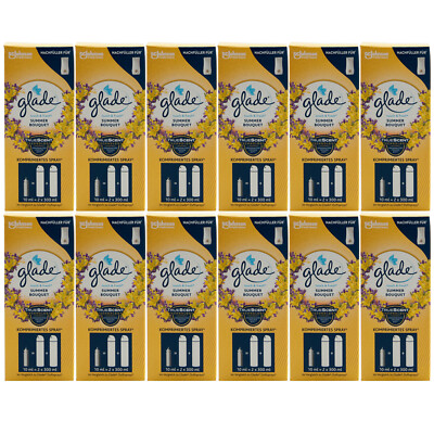 Glade Mini Été Bouquet 12 X 10ml Tactile & Fresh Recharge | eBay
