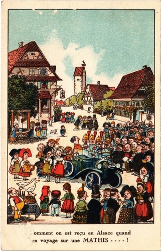 PC CAR AUTOMOBILE MATHIS ILLUSTRATION (a43749) | eBay