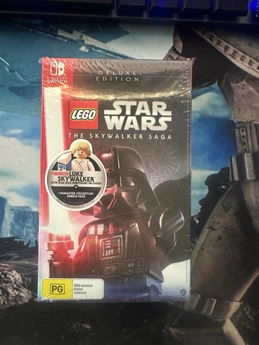 Nintendo Switch Lego Star Wars Skywalker Saga Deluxe Luke Skywalker ...