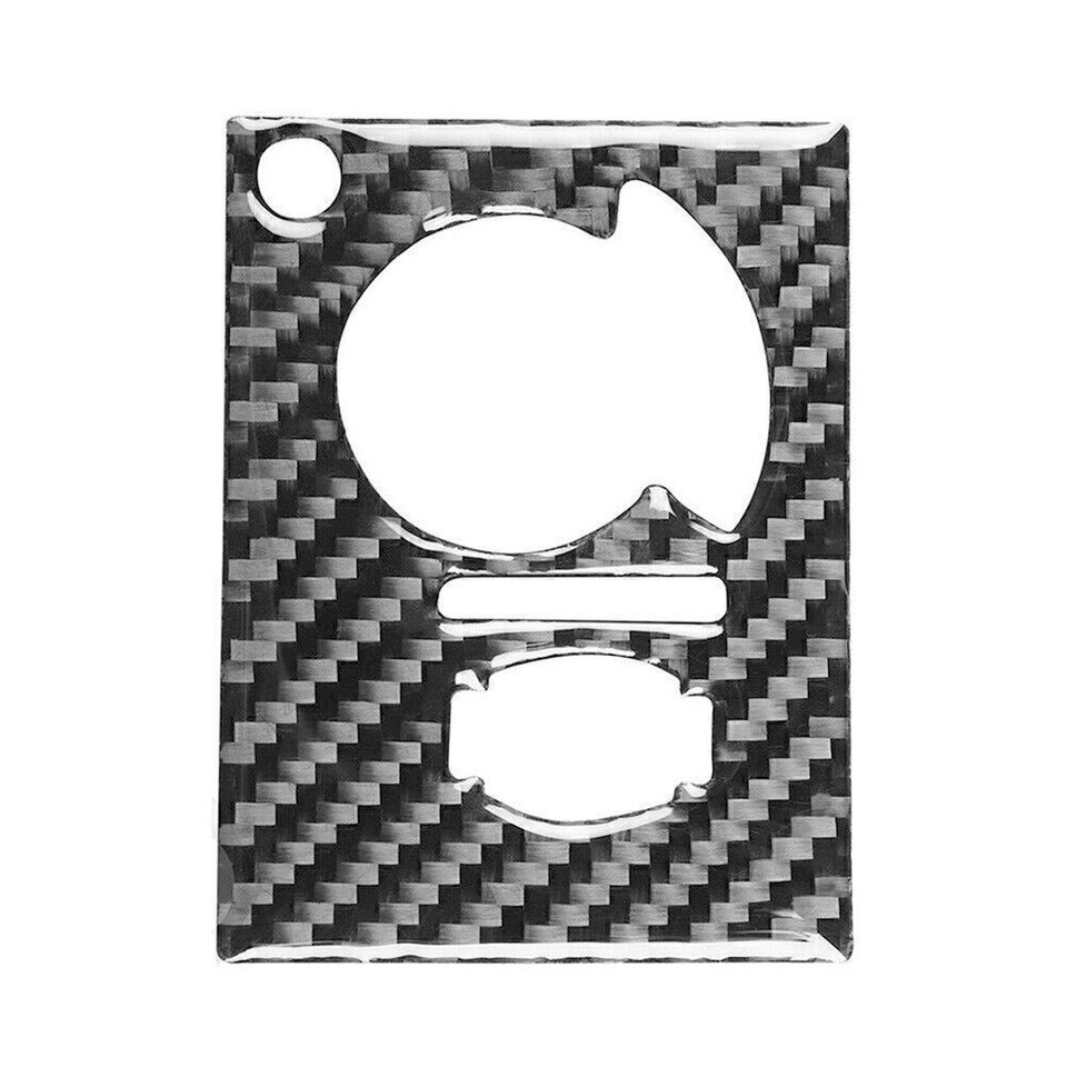 Kohlefaser Scheinwerferschalter Panel Rahmenabdeckung für Dodge ...