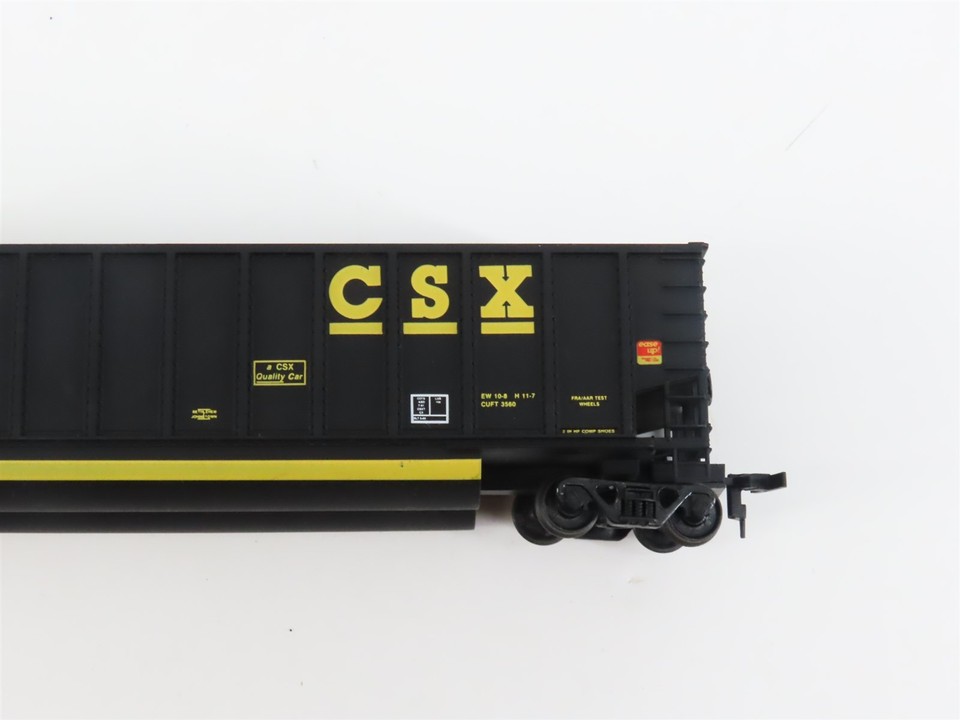 LOT of 6 HO Scale CSX Railway Bethgon Open Hoppers w/Custom Loads ...