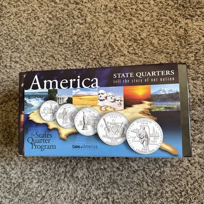 Coins of America 50 State Quarter Collections- Complete Set 1999-2008 ...