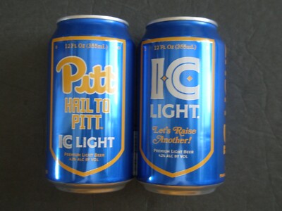 PITTSBURGH PANTHERS 2024 Hail to Pitt IC Light 12 oz Beer Can Empty BO ...