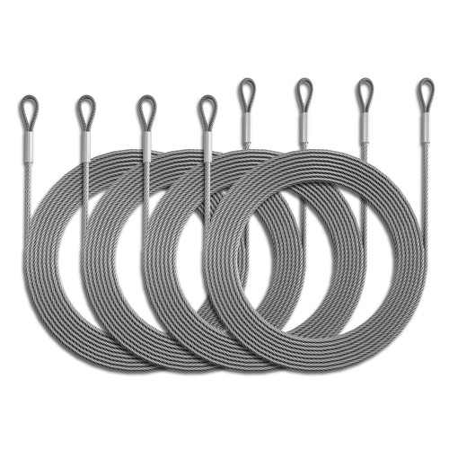 48 Feet 12ft X 4 Wire Cable Ropes Hardware Kits For Rectangle/square ...