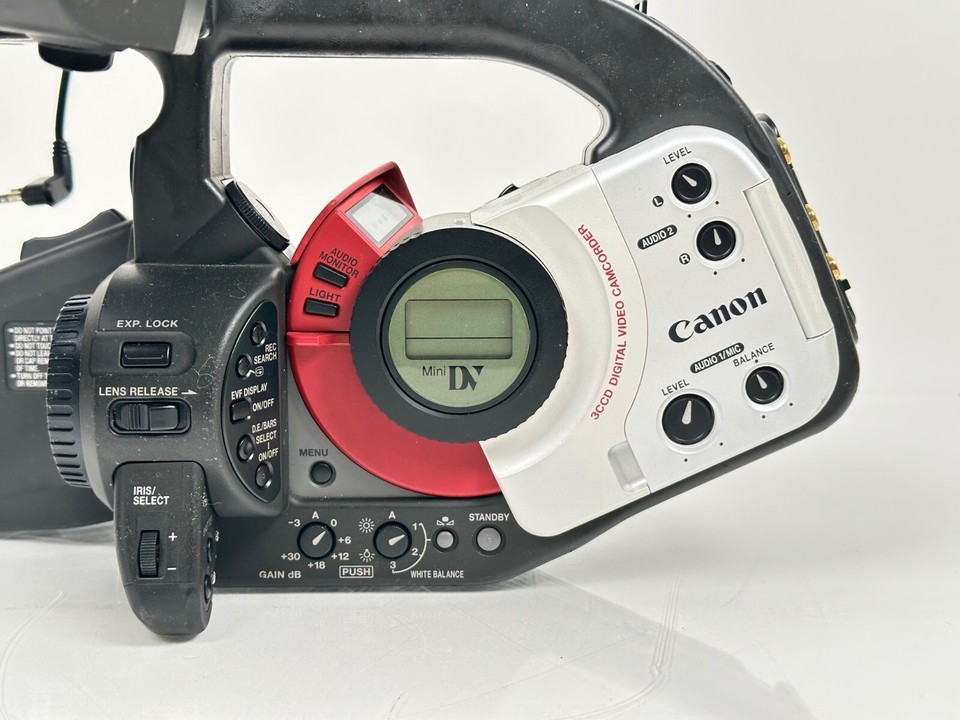 Canon DM-XL1S MiniDv 3CCD Digital Video Camcorder w/ Battery | eBay