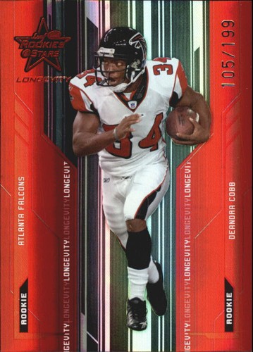 2005 Leaf Rookies and Stars Longevity Ruby #221 Deandra Cobb /199 - NM ...