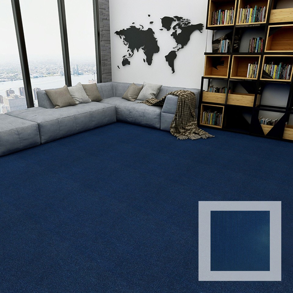 12/24Tiles 24Sqft Squares Carpet Tile Self Adhesive Carpet Non-slip ...