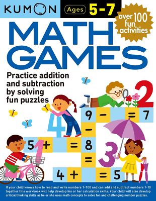 Kumon Math Games (Math Skills), Ages 5-7, 128 pages (Kumon: Math Skills ...