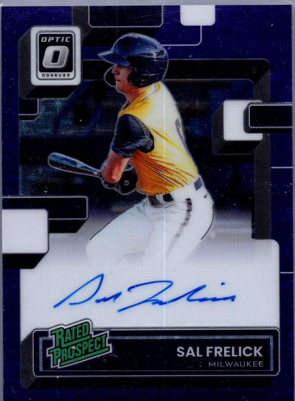 2022 Panini Donruss Optic - Rated Prospect Signatures Sal Frelick #RPS ...