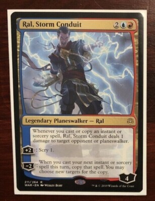 Ral, Storm Conduit, War of the Spark 211/264, Magic: The Gathering MTG ...