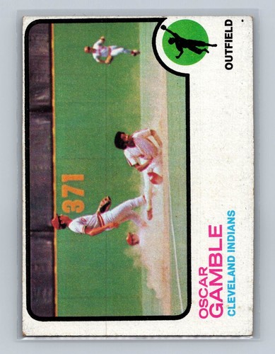 1973 Topps #372 Oscar Gamble Cleveland Indians Baseball Card | eBay