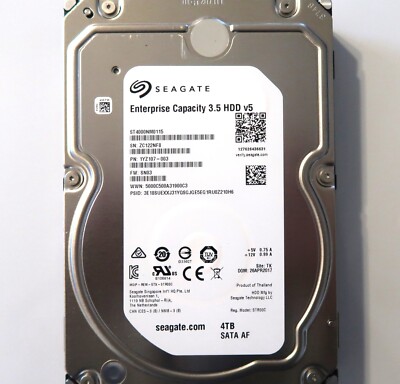 Seagate ST4000NM0115 1YZ107-003 SN03 (ZC12) TK 4.0TB 3.5" Sata HDD ...